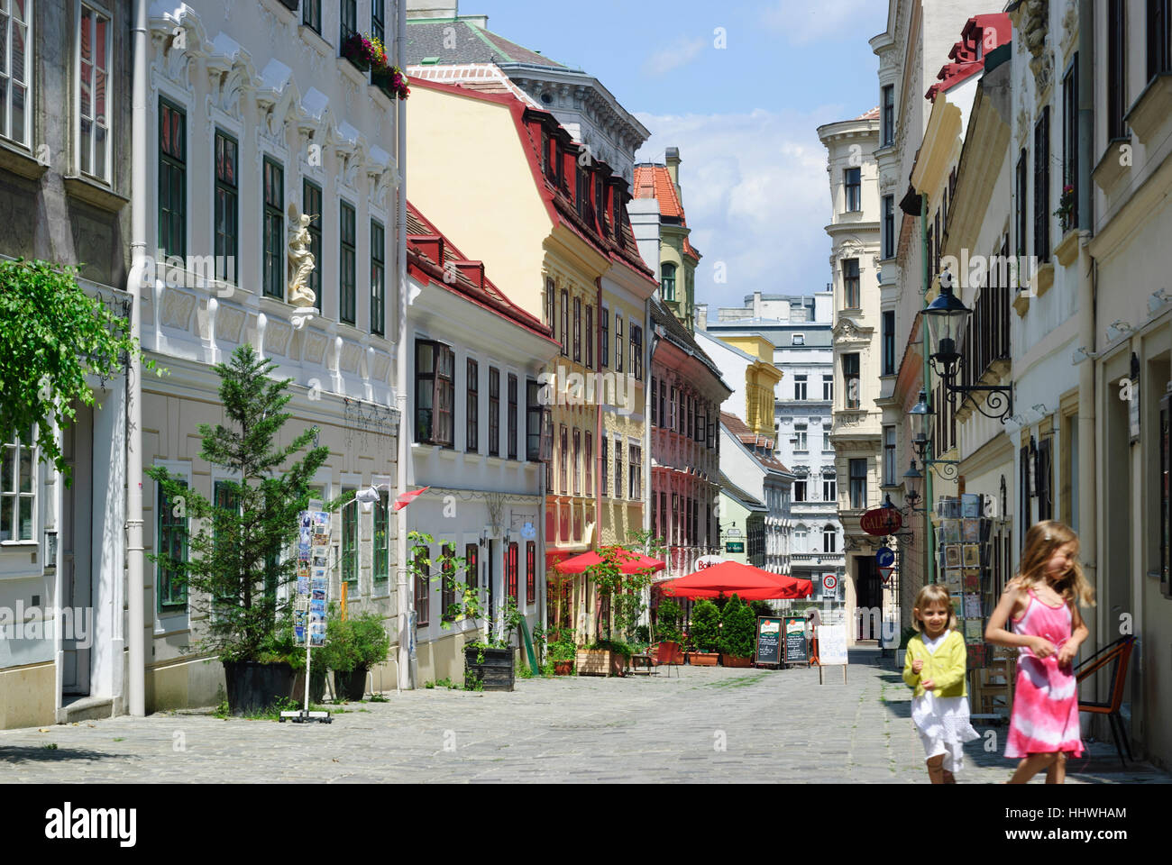 Wien, Vienna: quarter Spittelberg; Spittelberggasse, 07., Wien, Austria ...