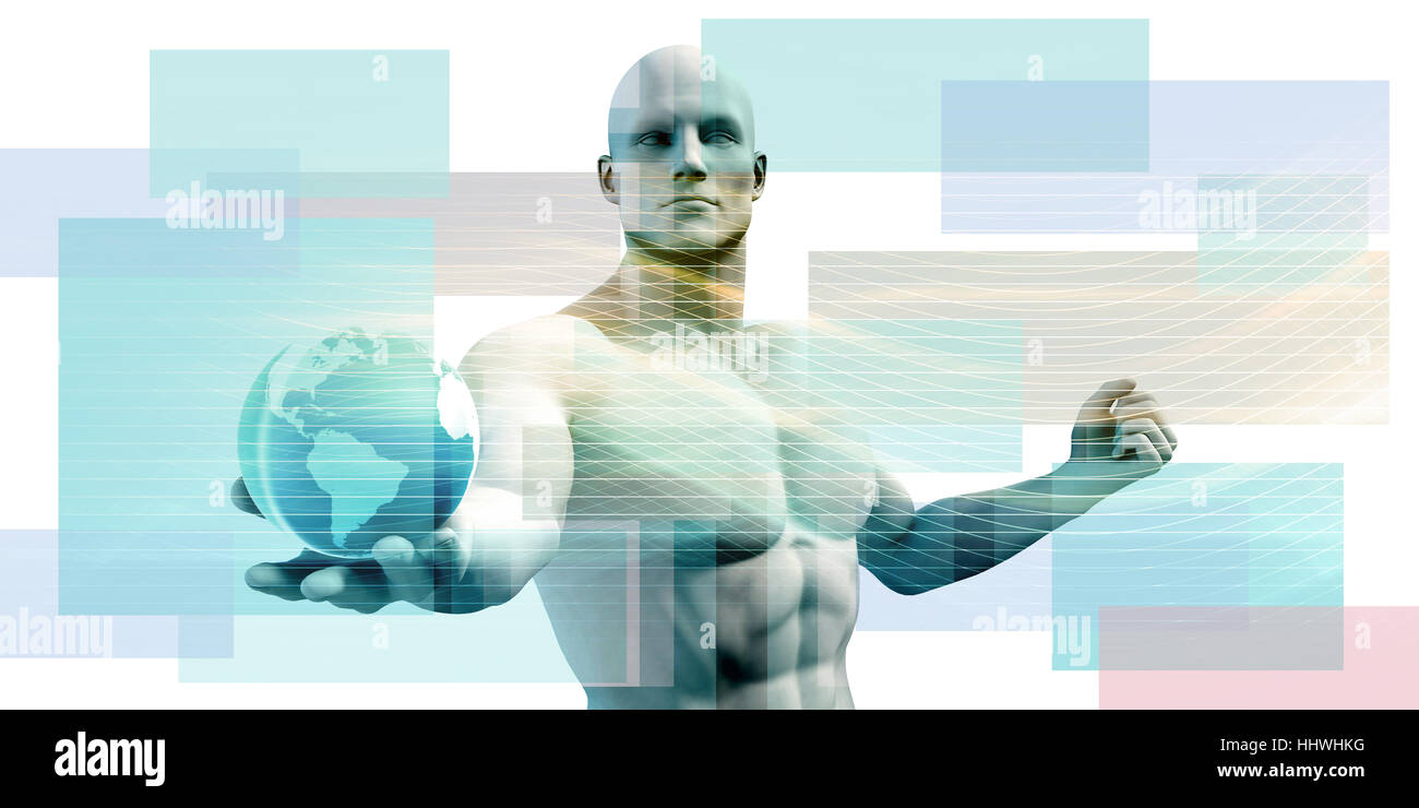 Modern Communication Technology and Mobility Concept Art Stock Photo ...