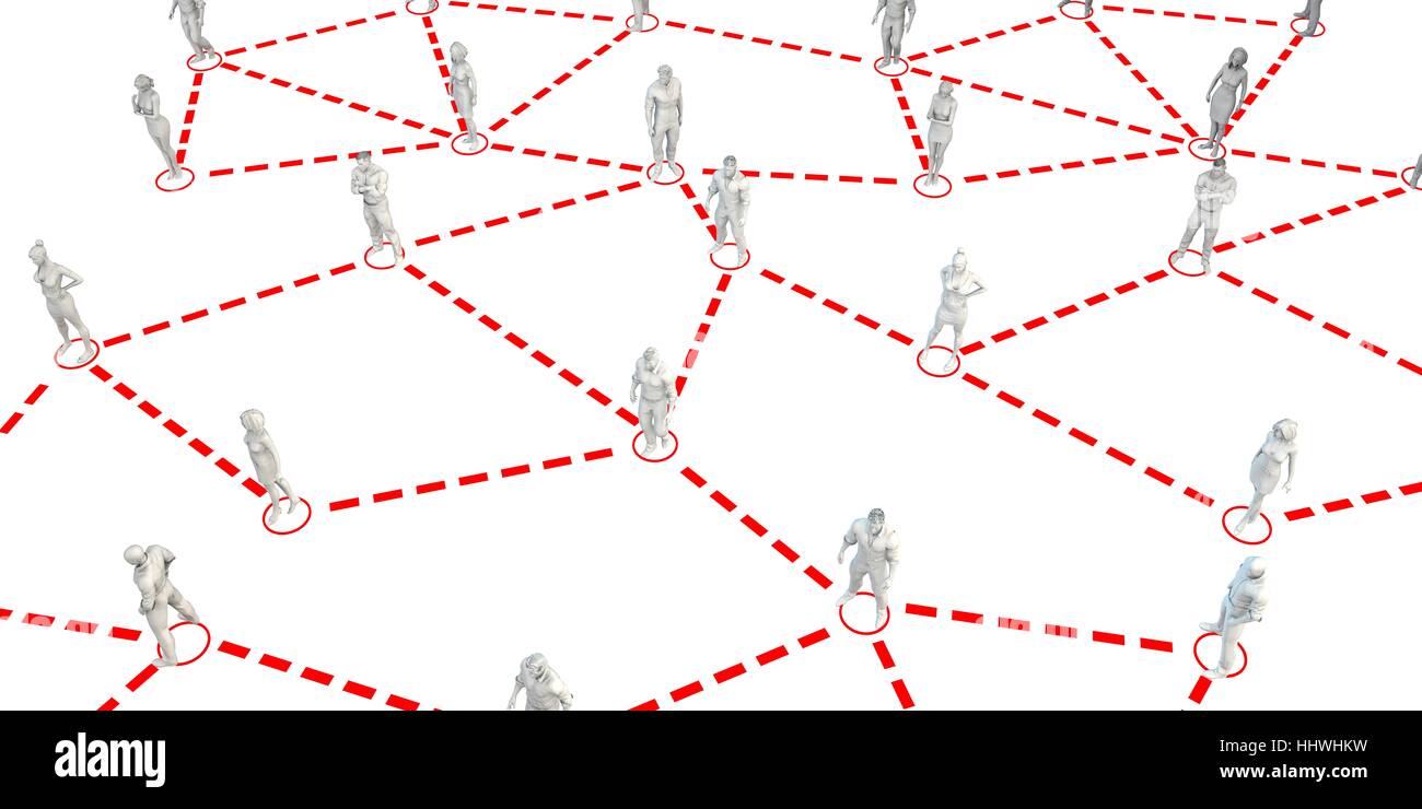 Business People Network Connected Together as Concept Stock Photo - Alamy