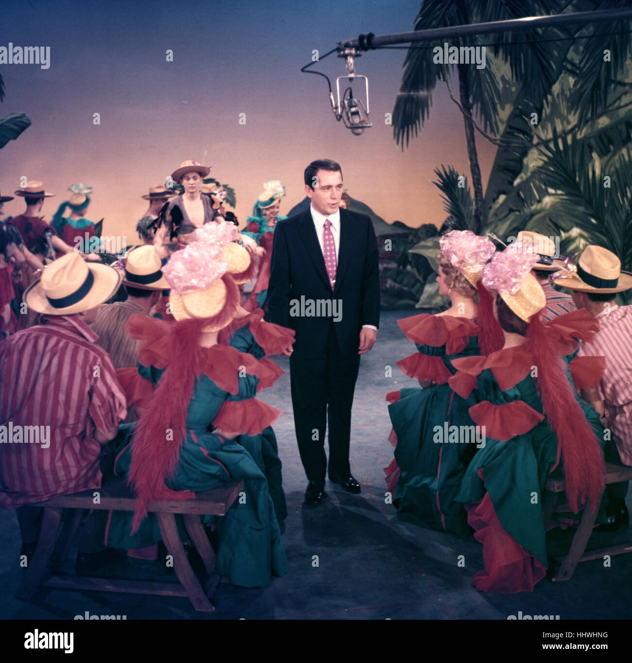 Perry Como in a 1955 production by Max Liebman Stock Photo - Alamy