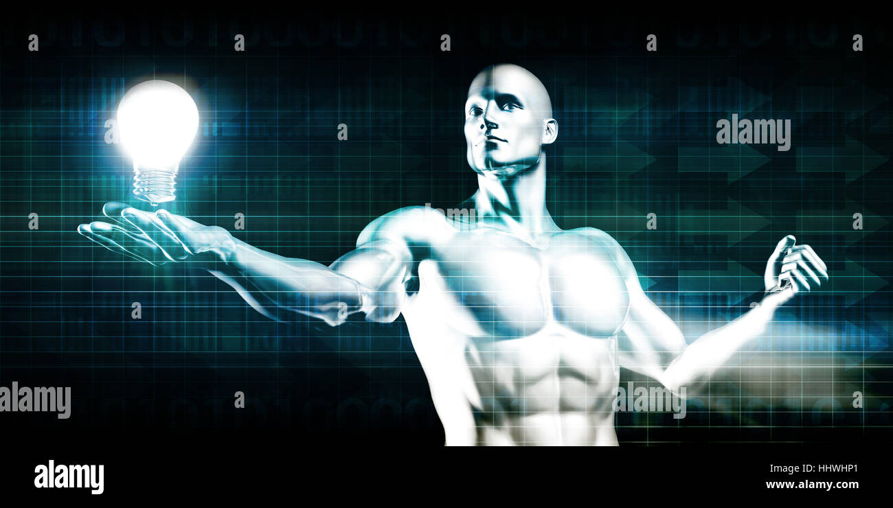 Discovery Process Through Research and Development as Art Stock Photo ...