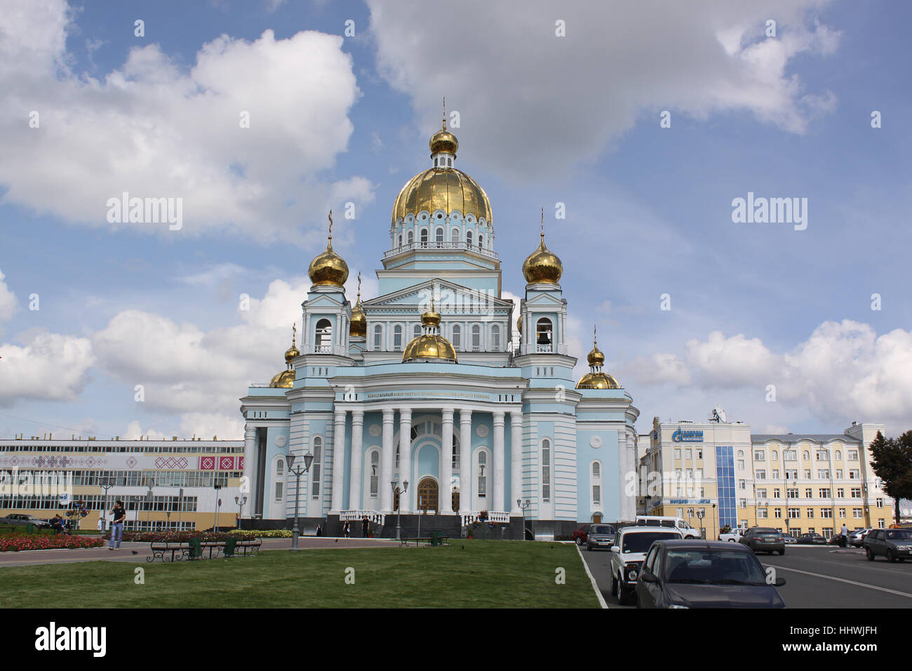 Russia. Mordovia. Saransk. Cathedral of St Warrior Fedor Ushakov Stock Photo - Alamy
