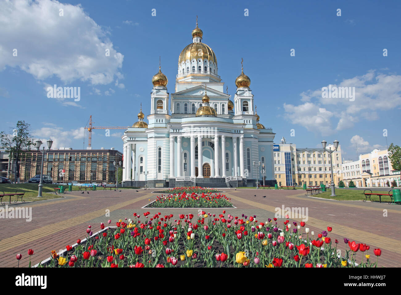 Russia. Mordovia. Saransk. Cathedral of St Warrior Fedor Ushakov Stock Photo - Alamy