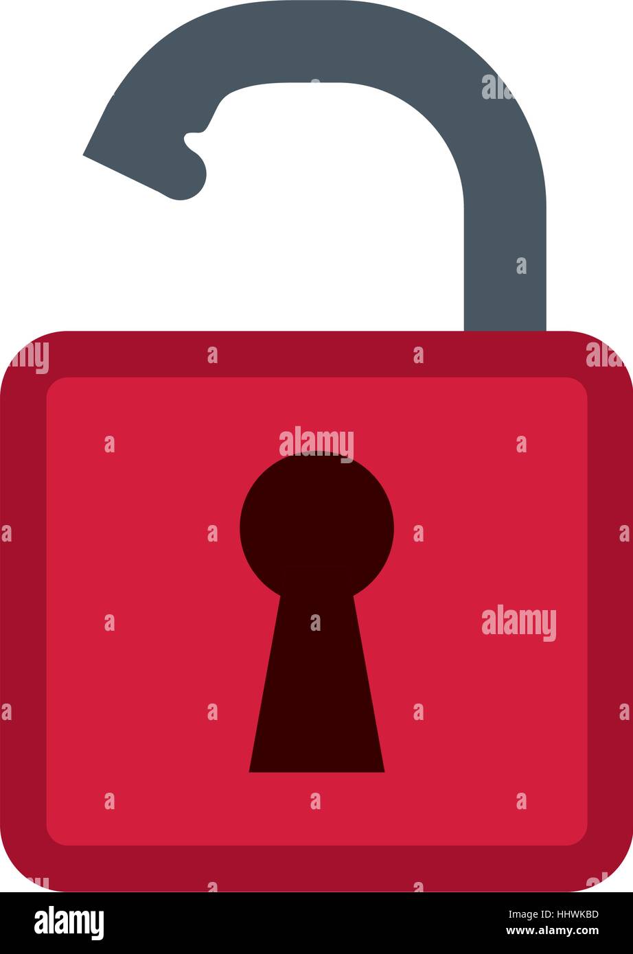 Padlock security system Stock Vector Image & Art - Alamy