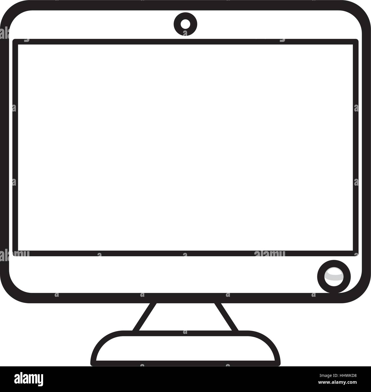 Modern computer screen Stock Vector Image & Art - Alamy