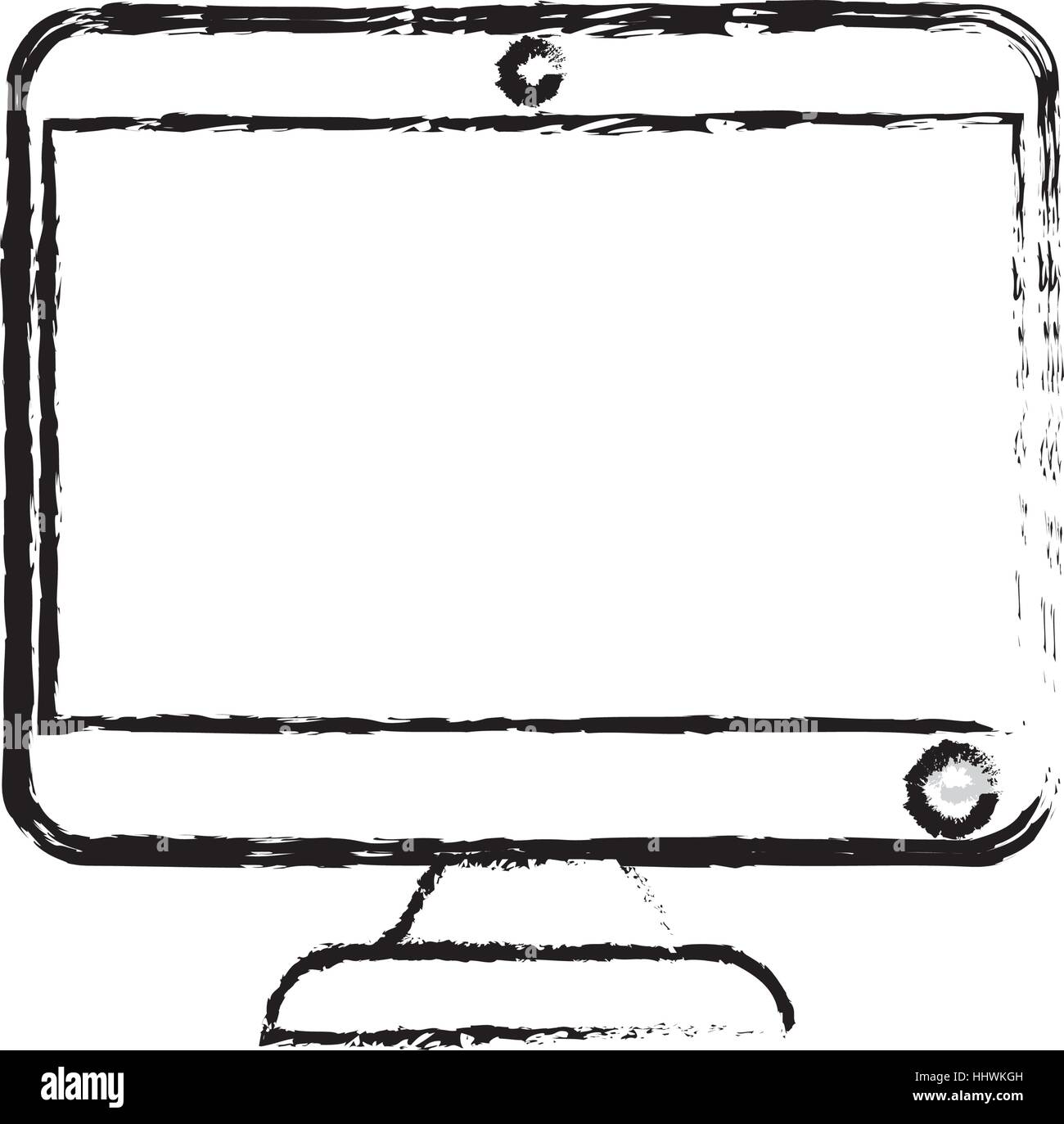 Modern computer screen Stock Vector Image & Art - Alamy