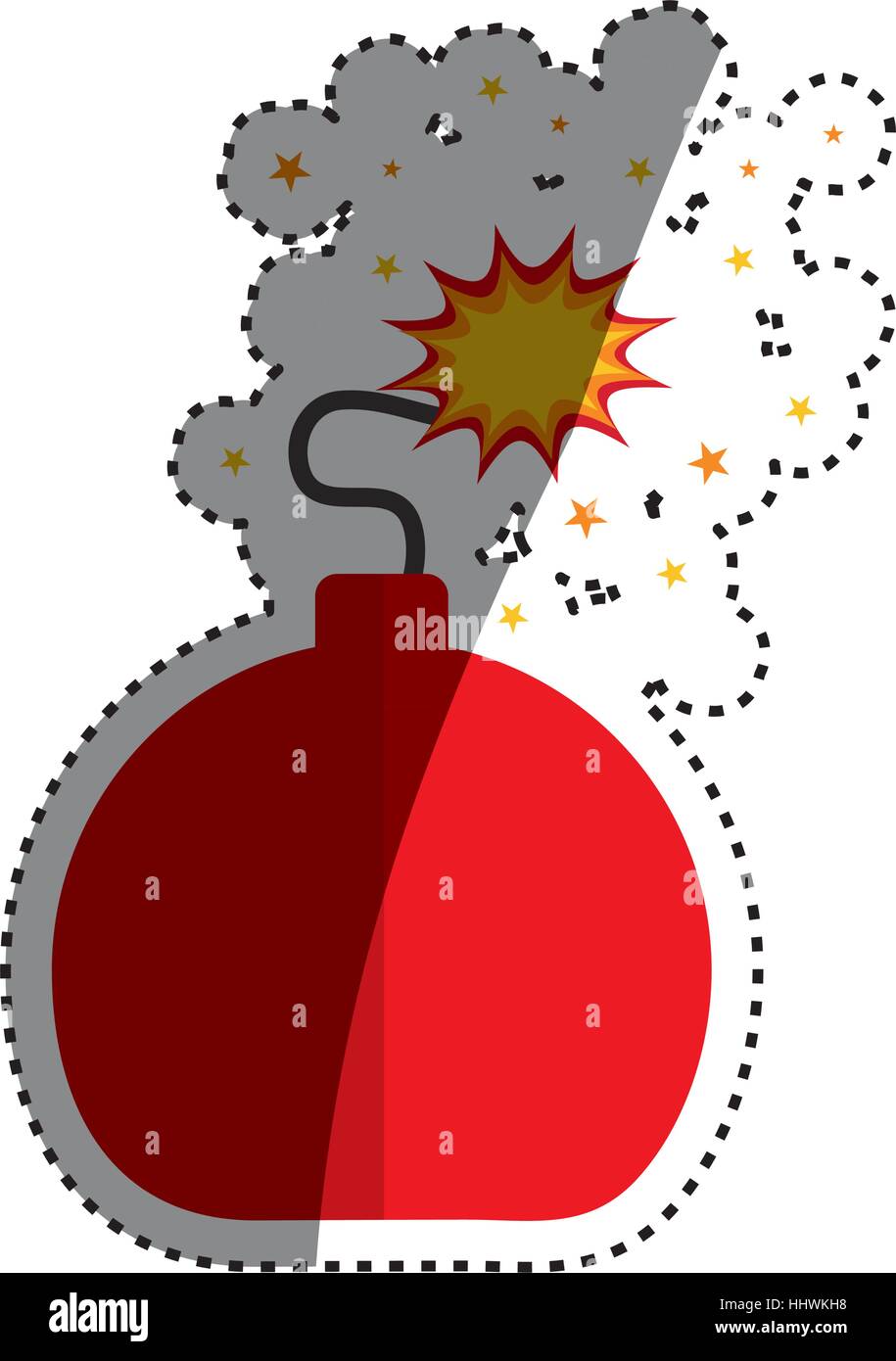 isolated ball bomb Stock Vector Image & Art - Alamy
