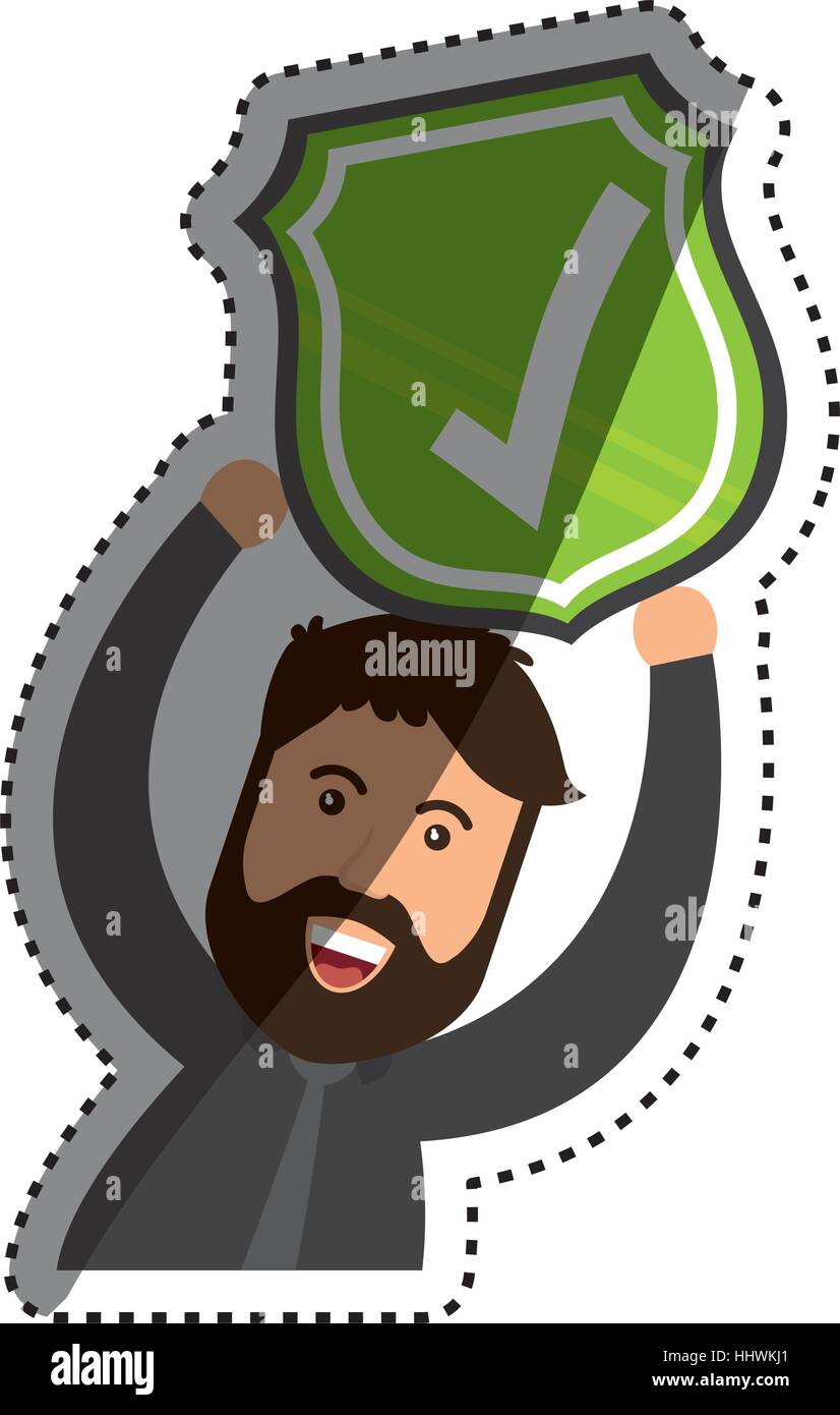 Check mark colorful badge Stock Vector Images - Alamy