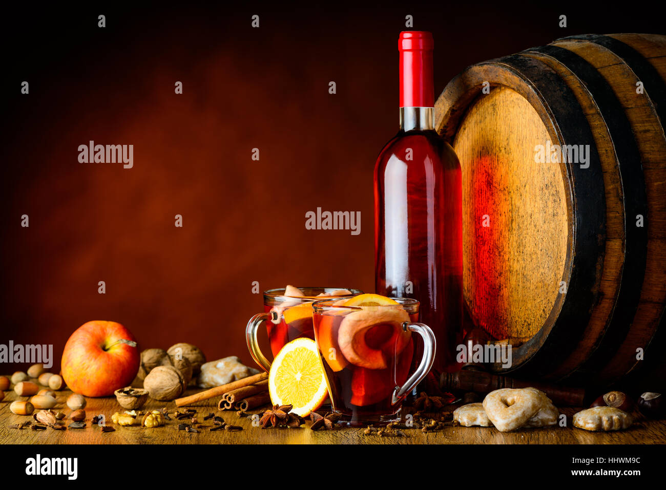 Wine Still Life Setup