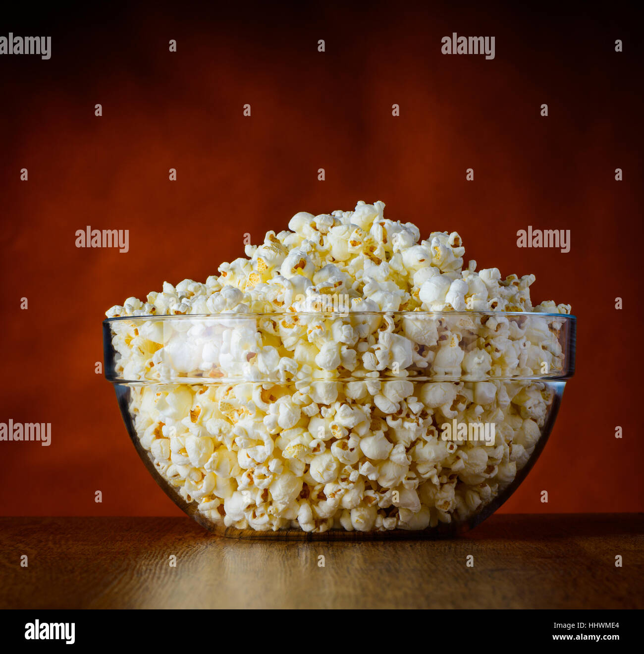 Single bowl with Popcorn in still life Stock Photo - Alamy