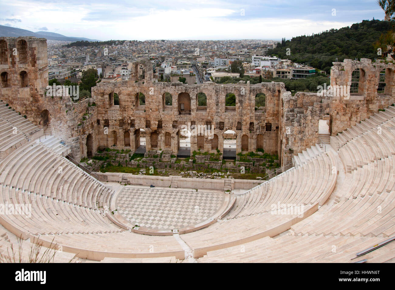 Amphitheater athens hi-res stock photography and images - Alamy