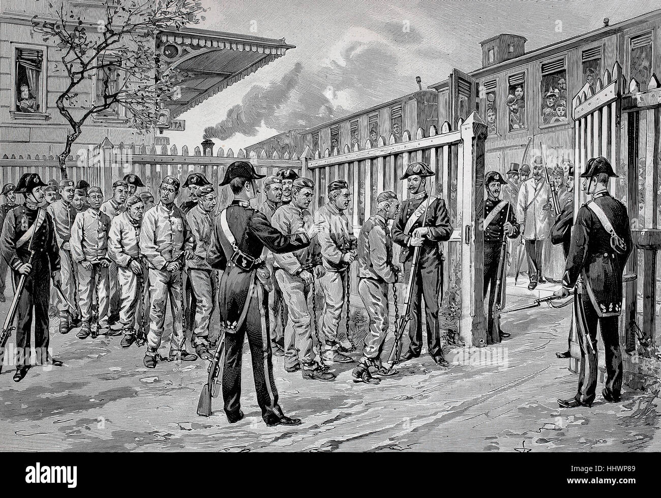 Transport of convicts hi-res stock photography and images - Alamy