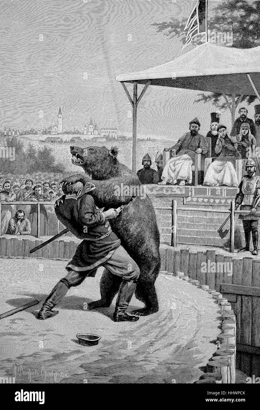Bear fights Black and White Stock Photos & Images - Alamy