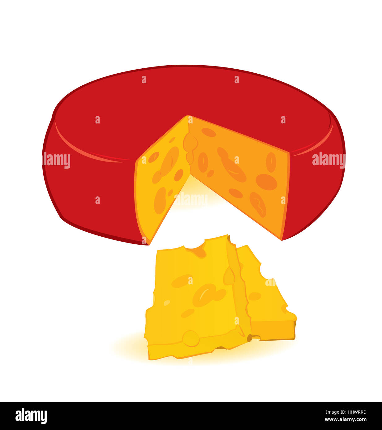 Edam illustration hi-res stock photography and images - Alamy