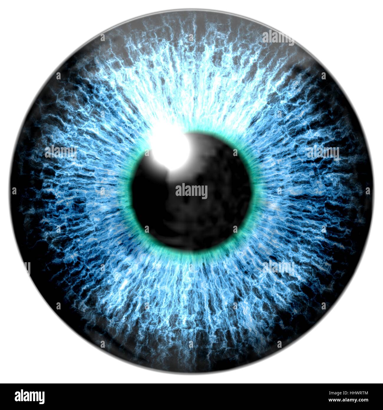 Sharp attractive deep eye texture Stock Photo - Alamy