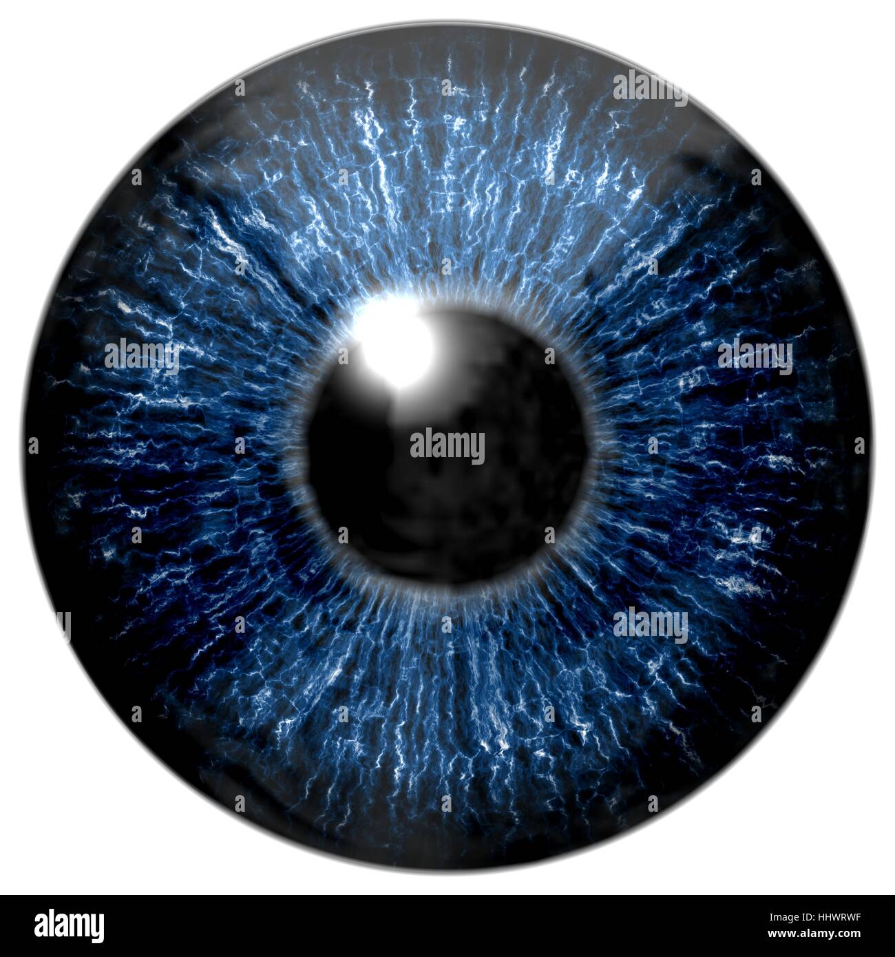 Sharp attractive deep eye texture Stock Photo - Alamy