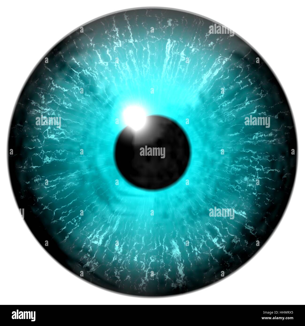 Sharp attractive deep eye texture Stock Photo - Alamy