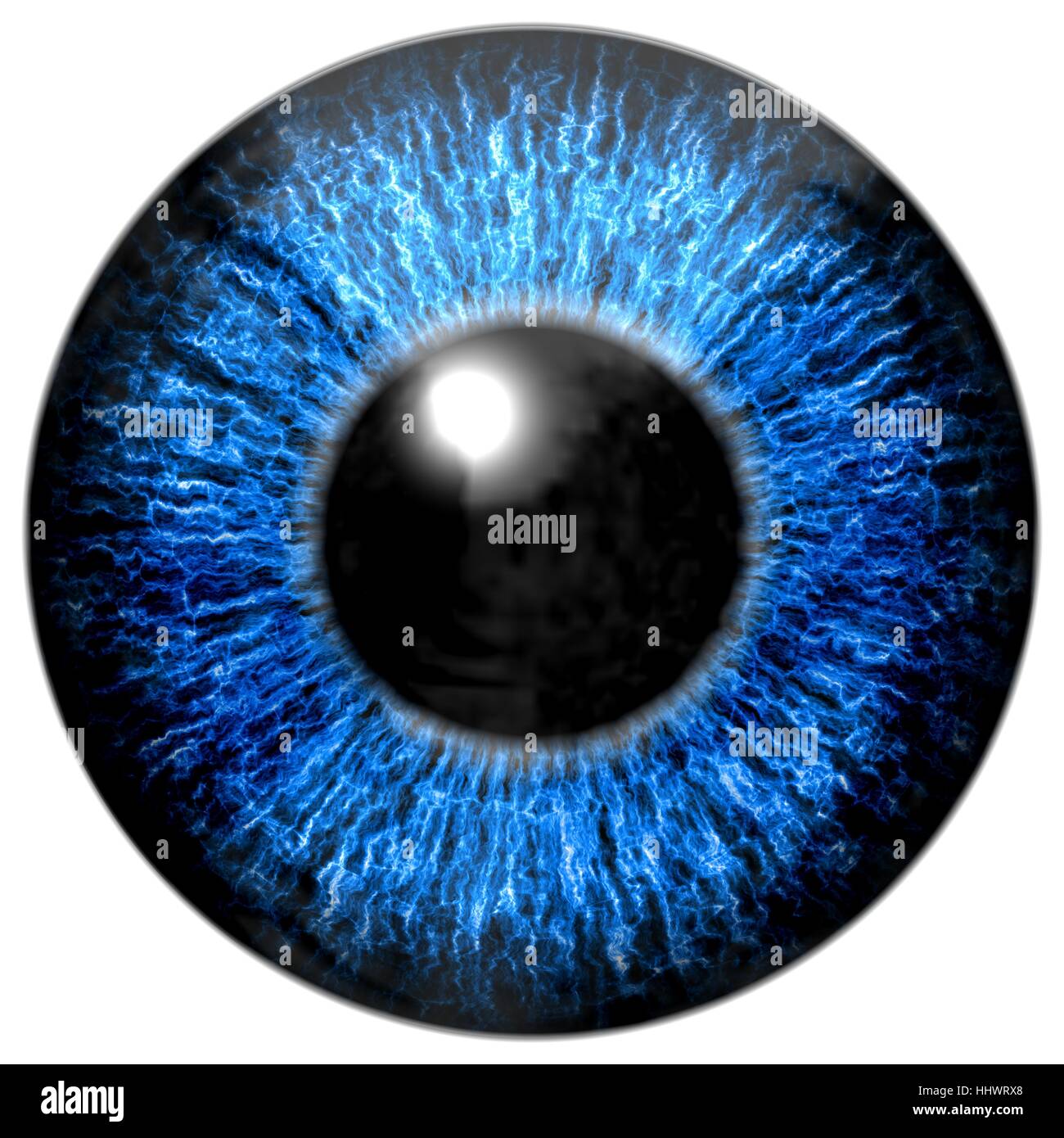 Sharp attractive deep eye texture Stock Photo - Alamy