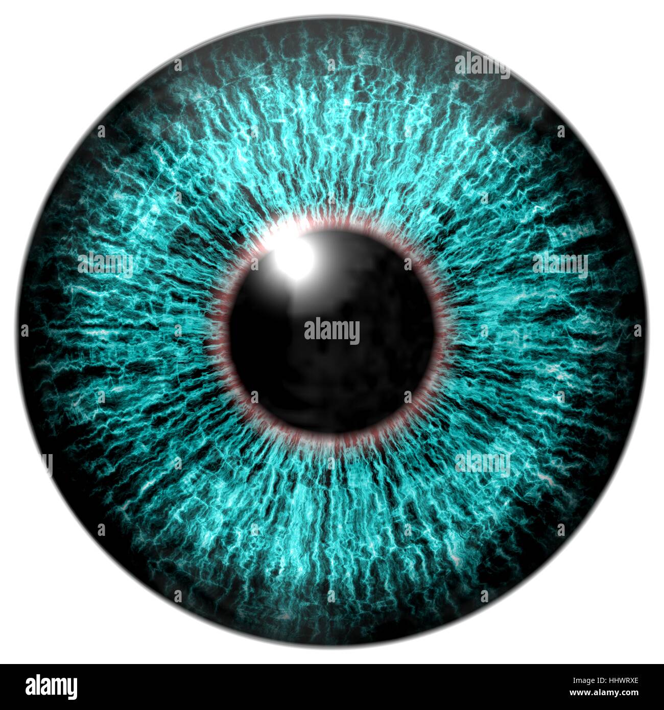 Sharp attractive deep eye texture Stock Photo - Alamy