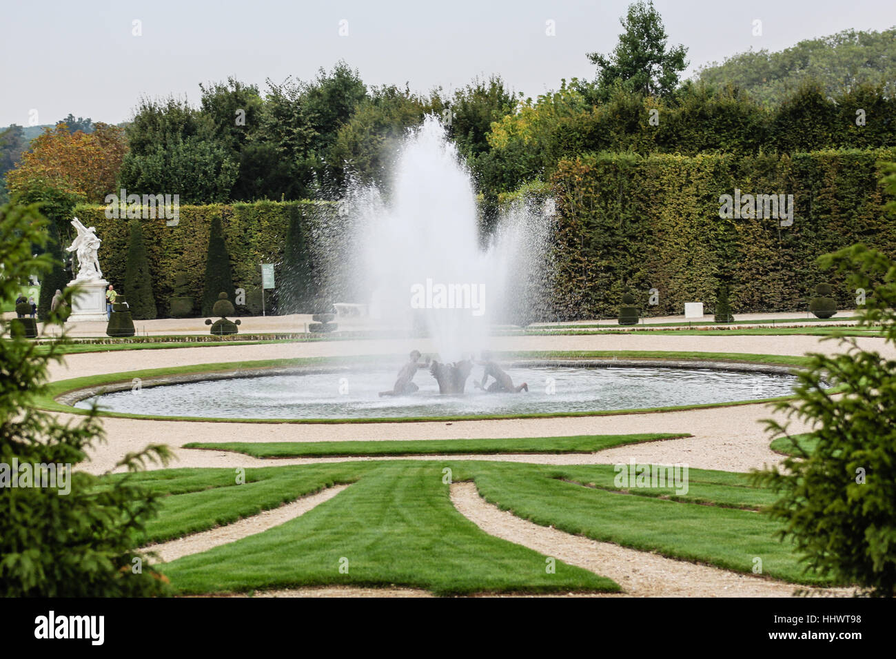 Fountain in Gardens of Versailles Stock Photo - Alamy
