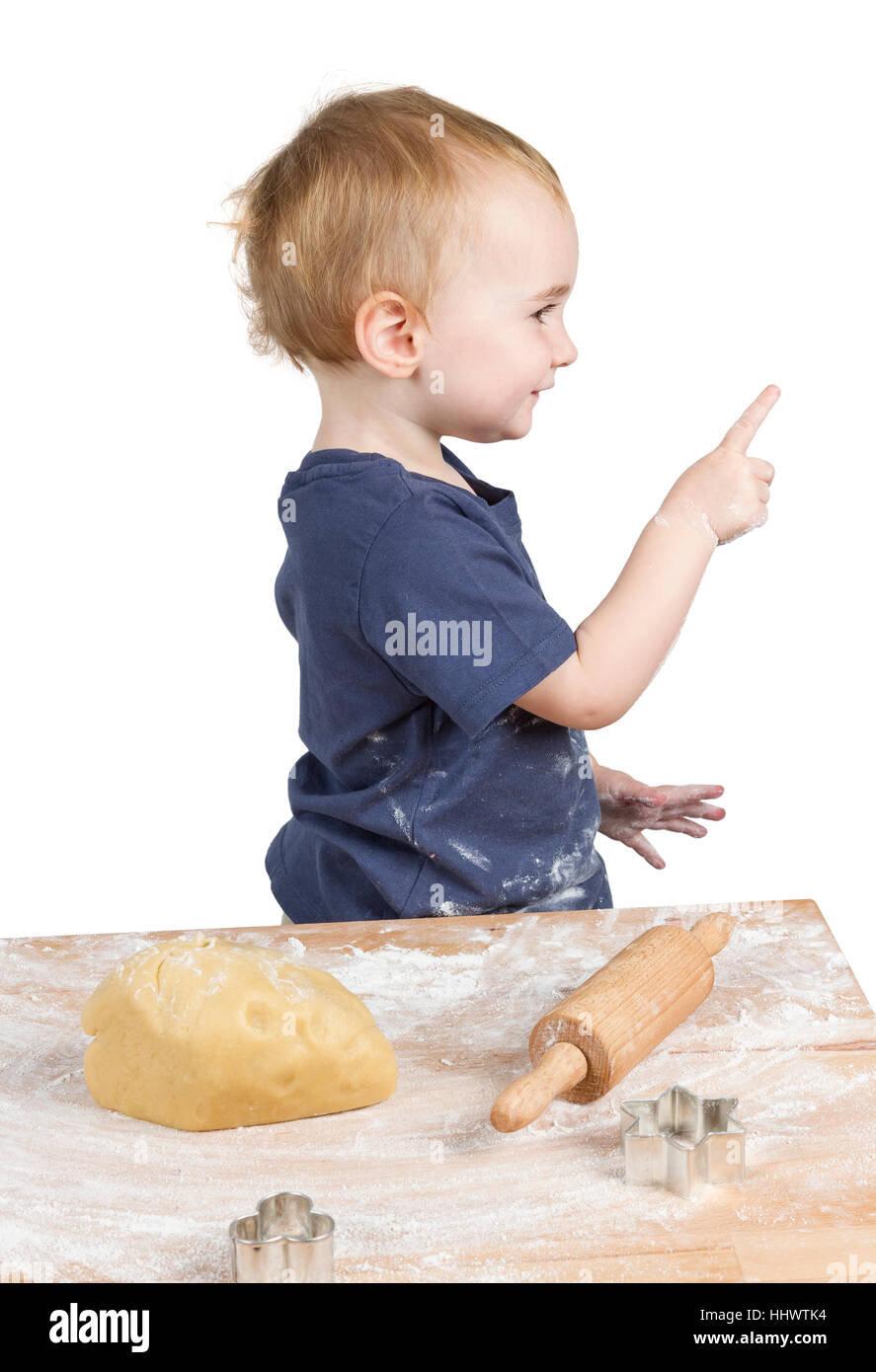 child making cookies Stock Photo - Alamy