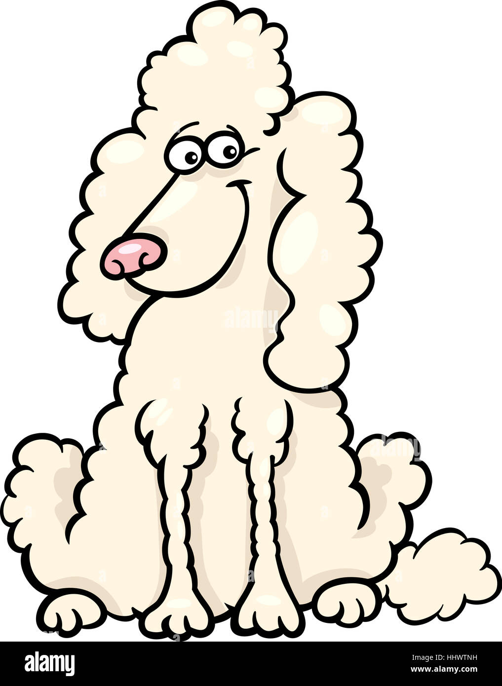 animal, pet, dog, illustration, poodle, puppy, breed, cartoon, comic ...