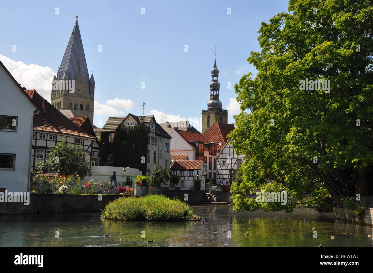 church, city, town, germany, german federal republic, community ...