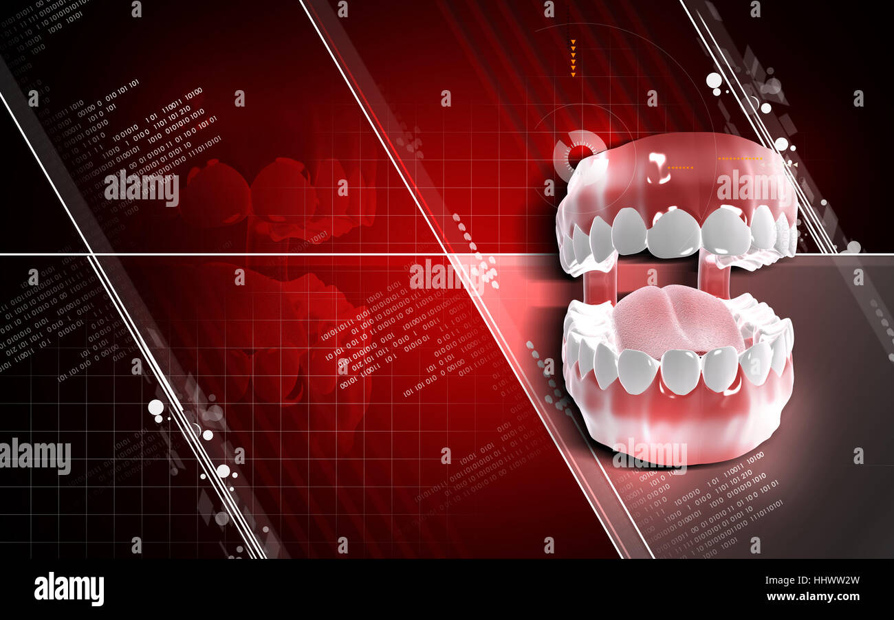 education, graphics, colour, closeup, science, teeth, illustration ...