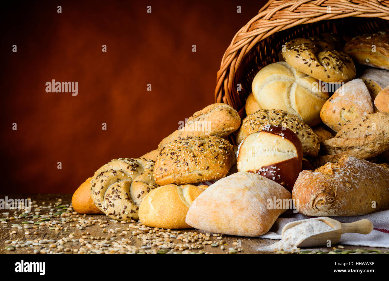 Rustic food setup hi-res stock photography and images - Alamy