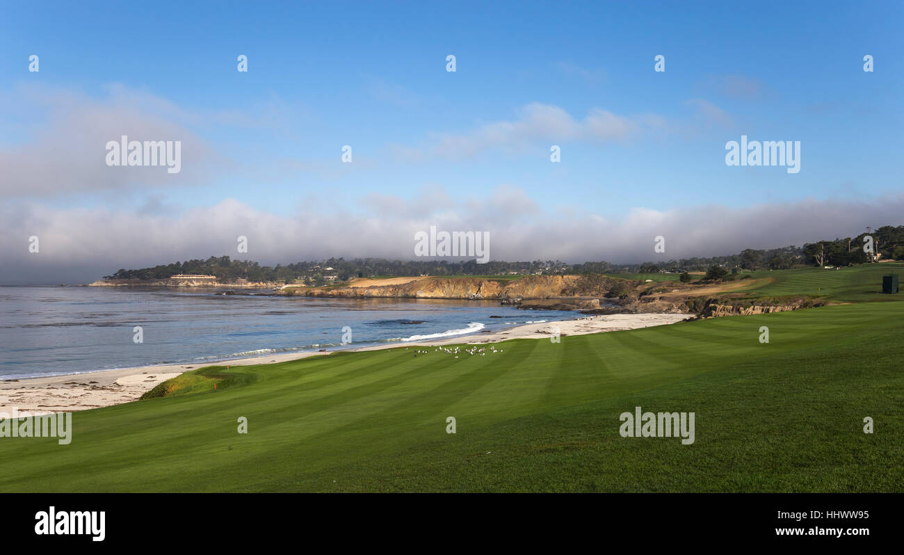 Pebble beach golf california view hi-res stock photography and images ...