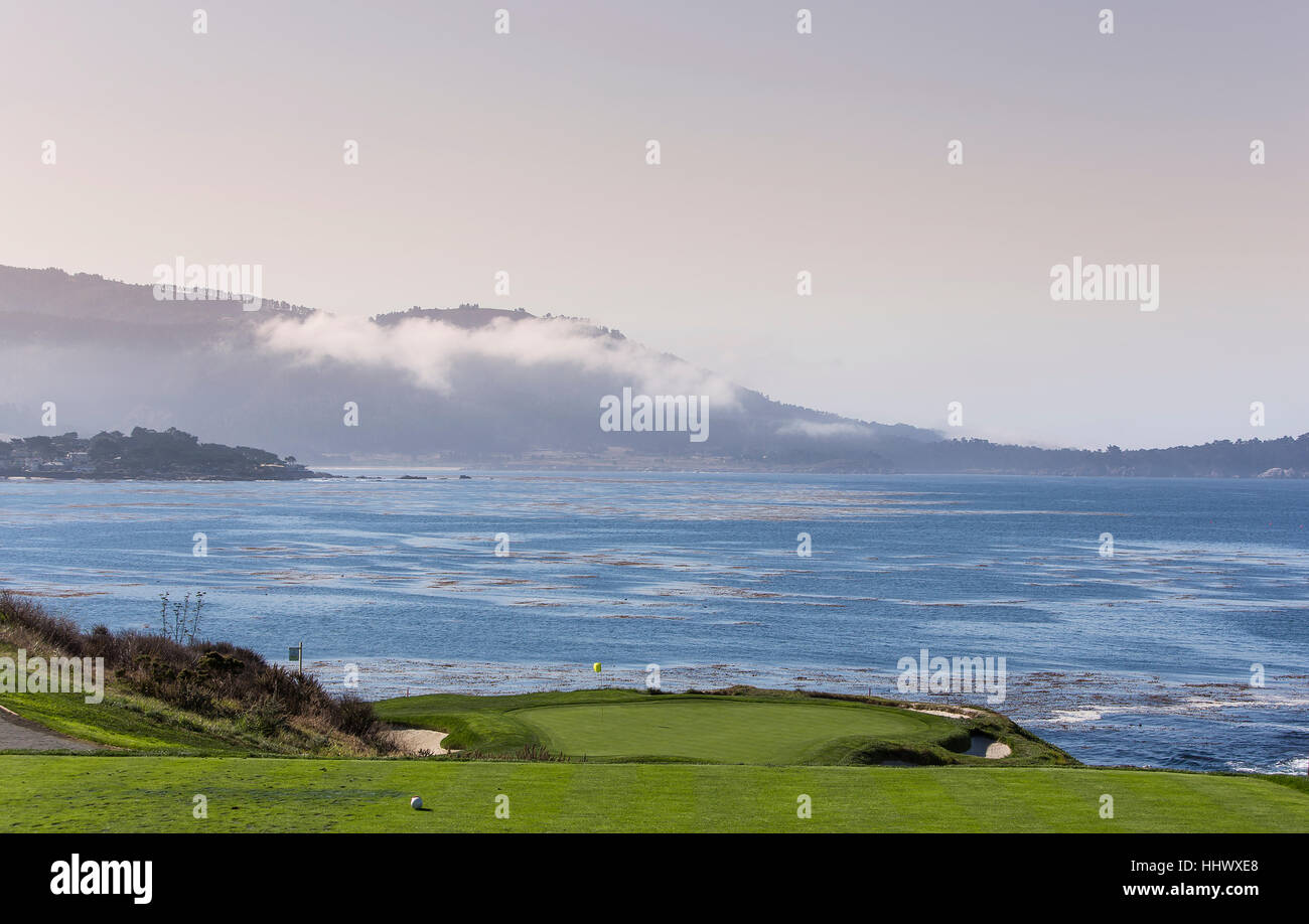Pebble beach golf links view hi-res stock photography and images - Alamy