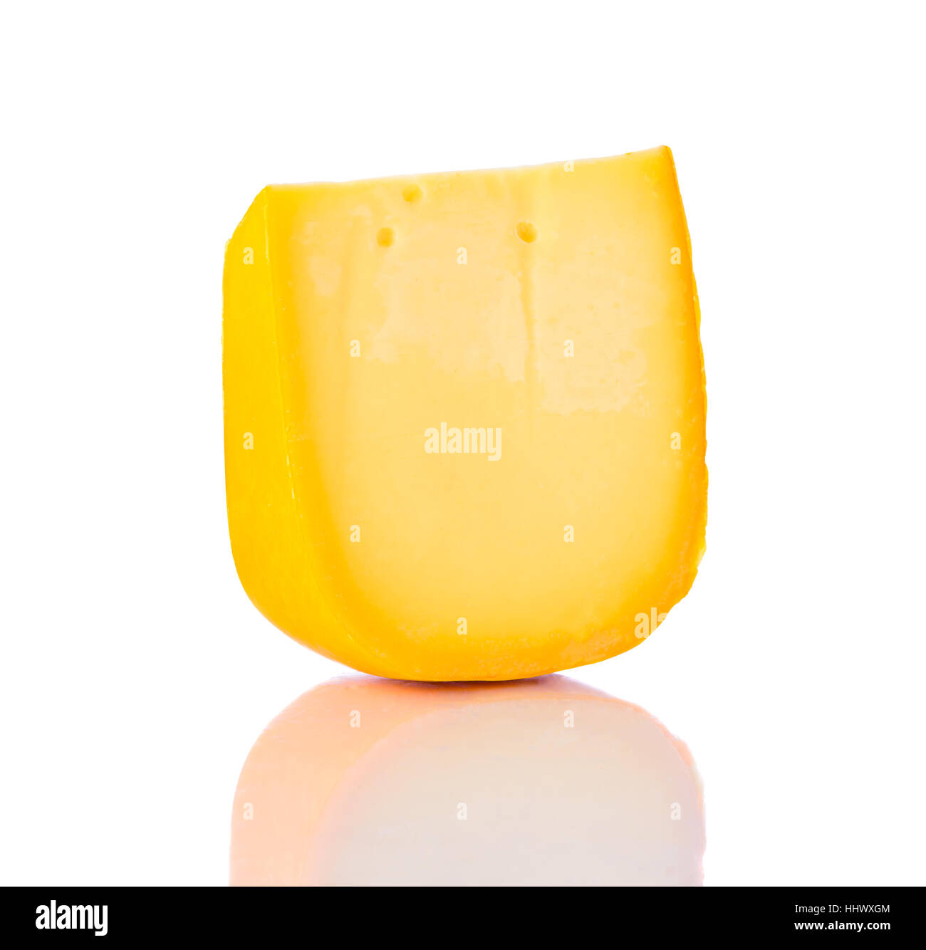 Colby Swiss Cheddar Hard Cheese isolated on white background with ...