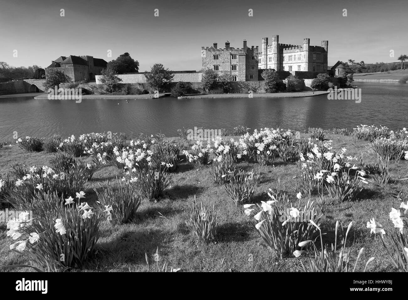 Leeds castle history Black and White Stock Photos & Images - Alamy