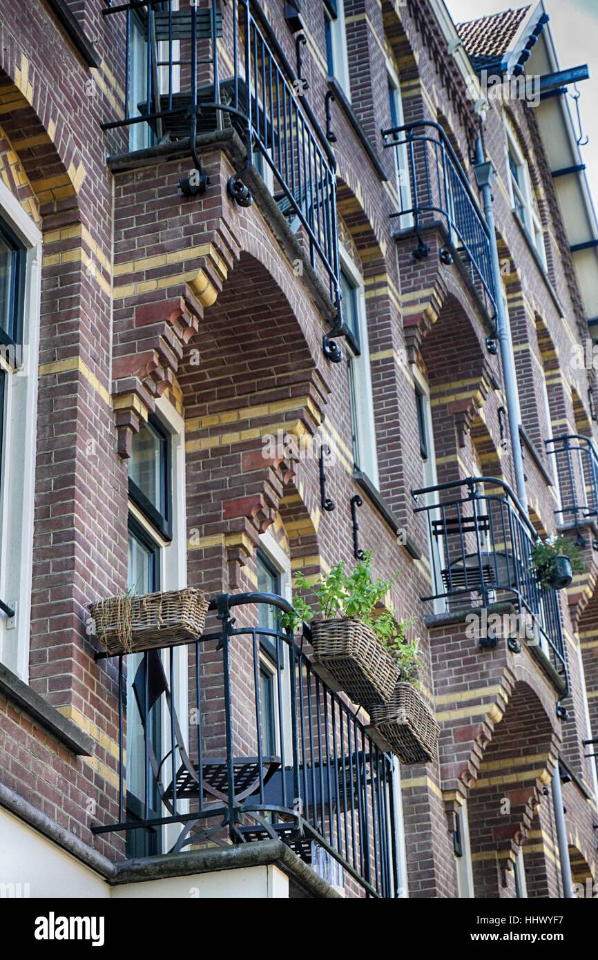 Amsterdam balcony hi-res stock photography and images - Alamy