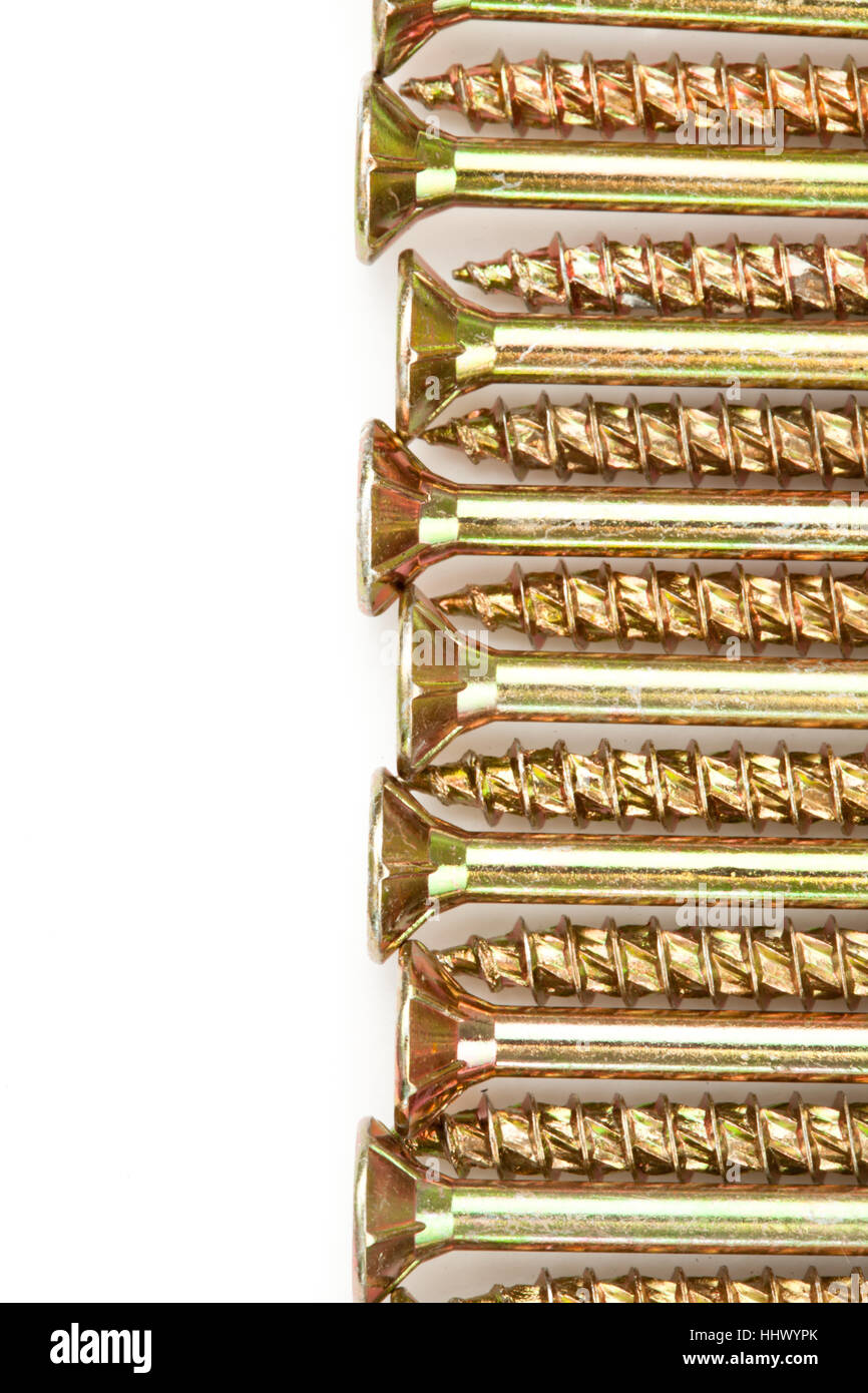 Golden phillips screw hi-res stock photography and images - Alamy