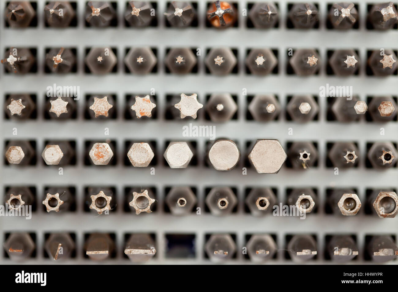 Different drill attachments hi-res stock photography and images - Alamy
