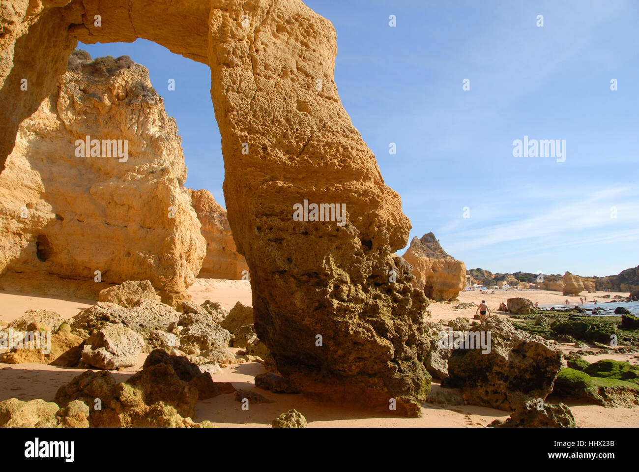 portugal, cliff, salt water, sea, ocean, water, scenery, countryside ...