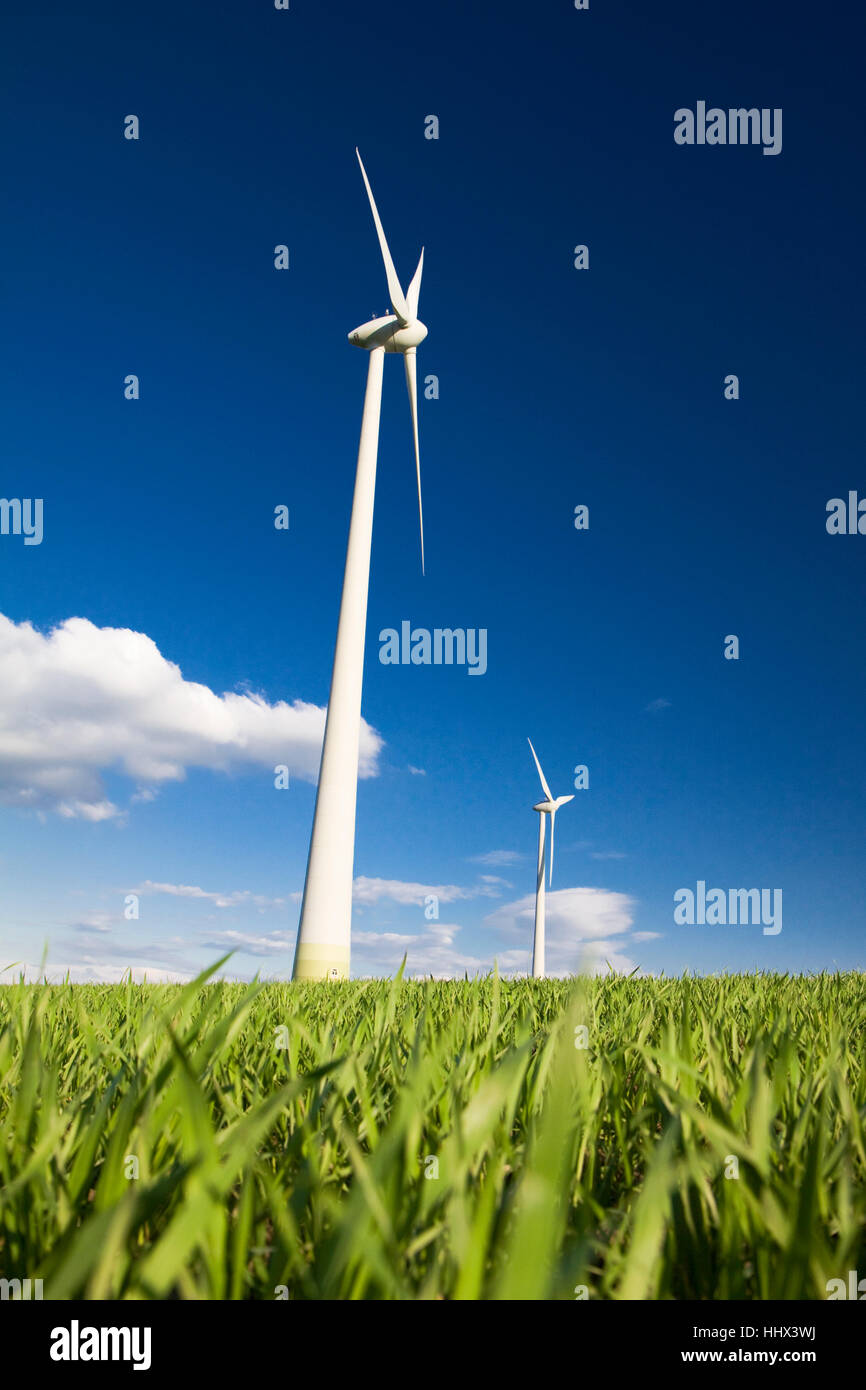 energy, power, electricity, electric power, windmill, renewable, clouds ...