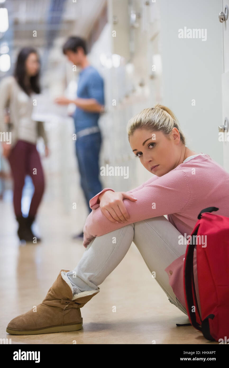 Upset student lockers hi-res stock photography and images - Alamy
