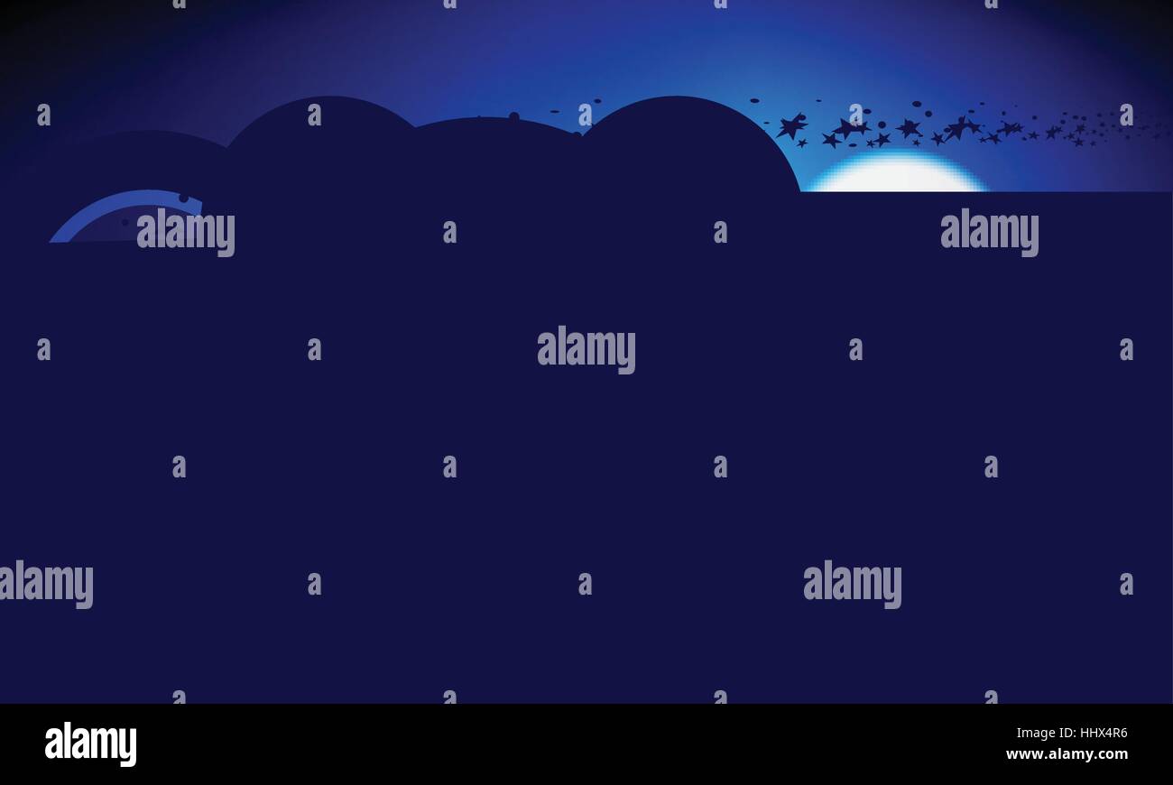 Above clouds landscape Stock Vector Images - Alamy