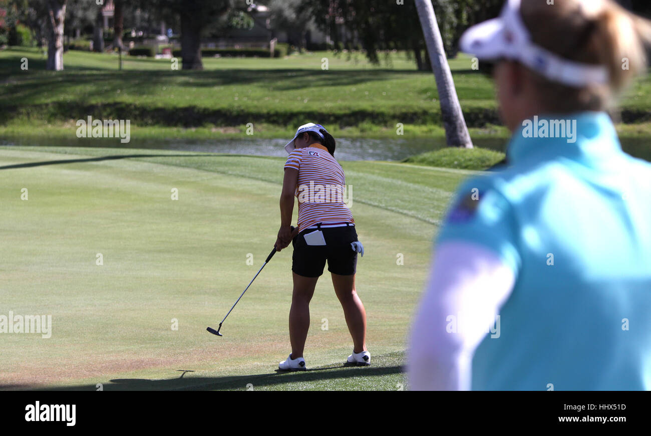 RANCHO MIRAGE, CALIFORNIA - APRIL 04, 2015 : Morgan Pressel of USA at ...