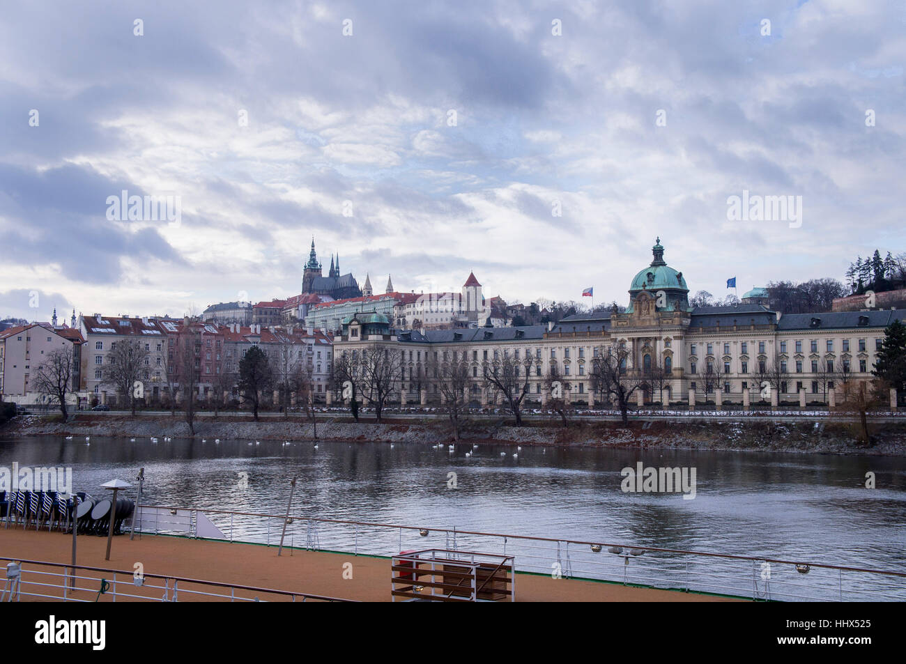 Prague, Czech Government headquarters seat, Straka Academy, Czech and ...