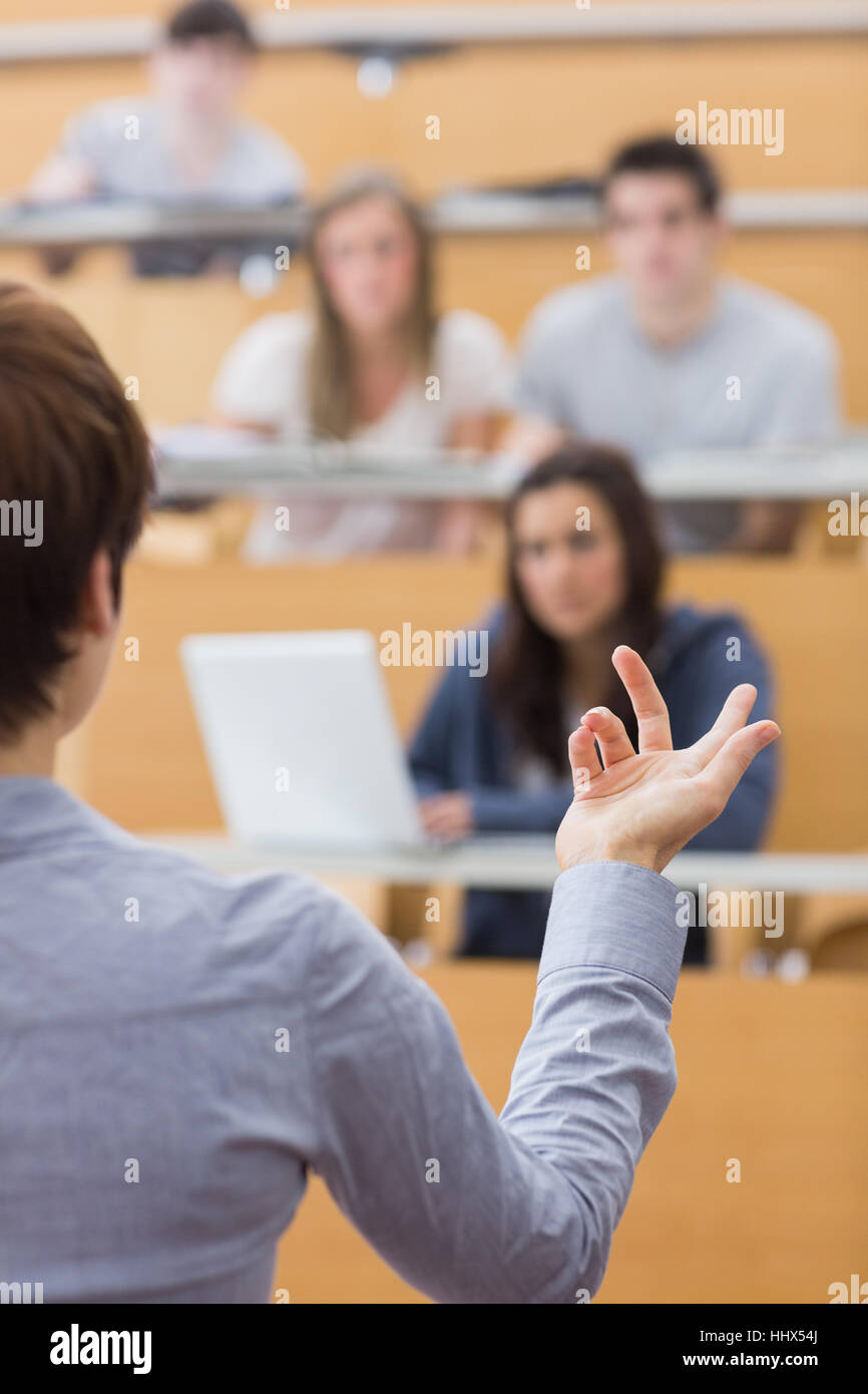 College students talking folder hi-res stock photography and images - Alamy