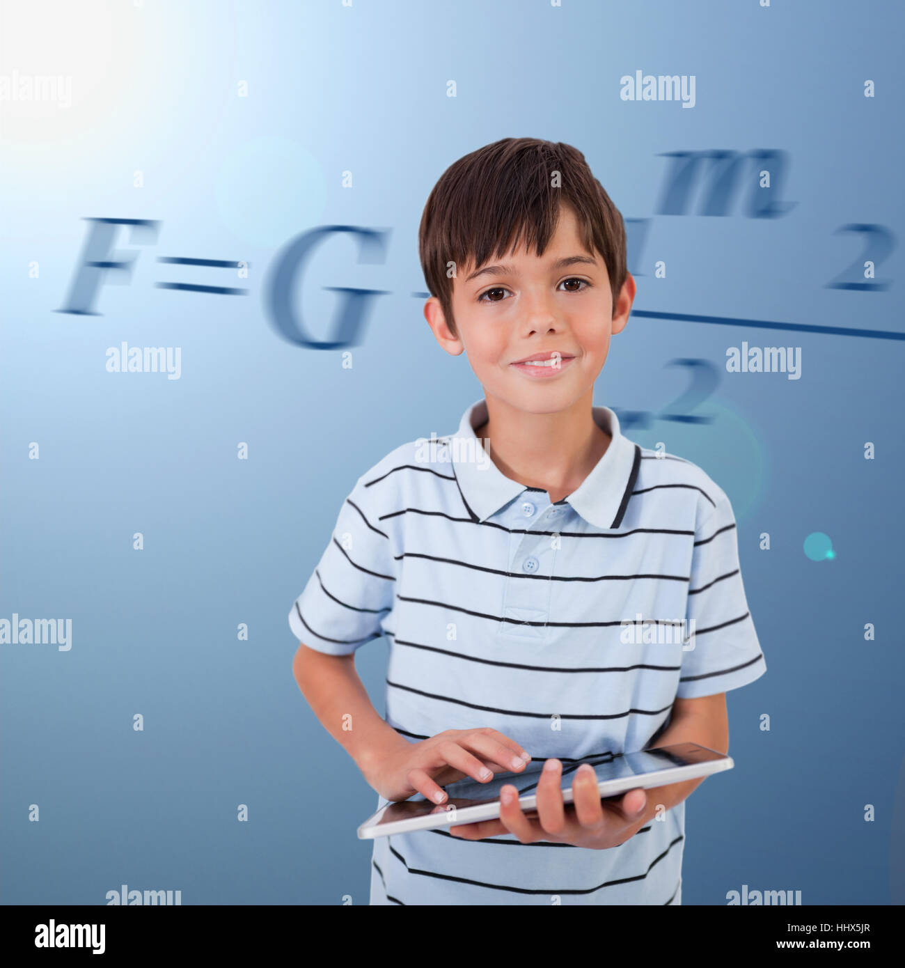 Child maths tablet hi-res stock photography and images - Alamy