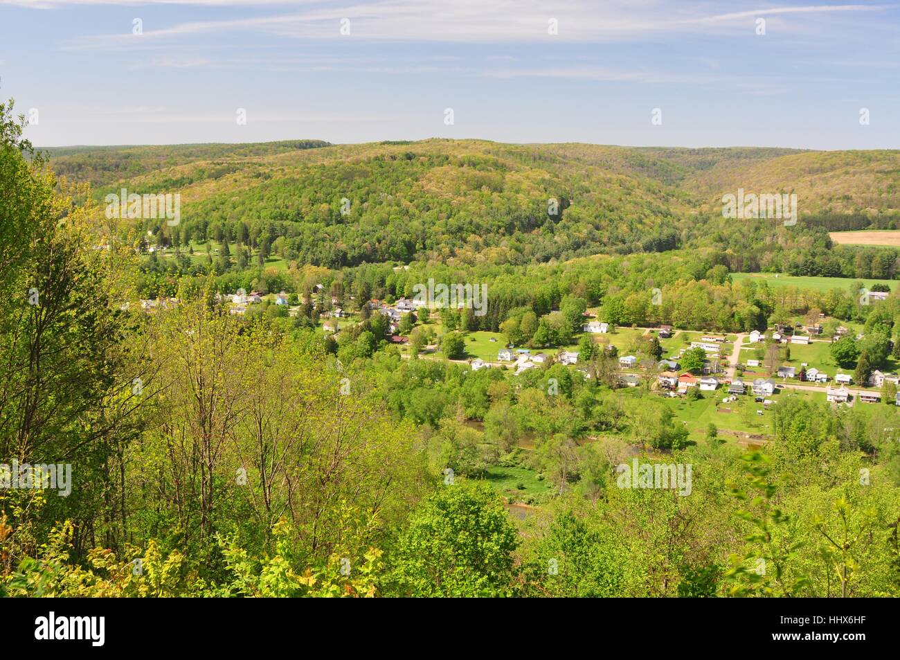 Town of Tidioute, Allegheny National Forest, Pennsylvania Stock Photo ...