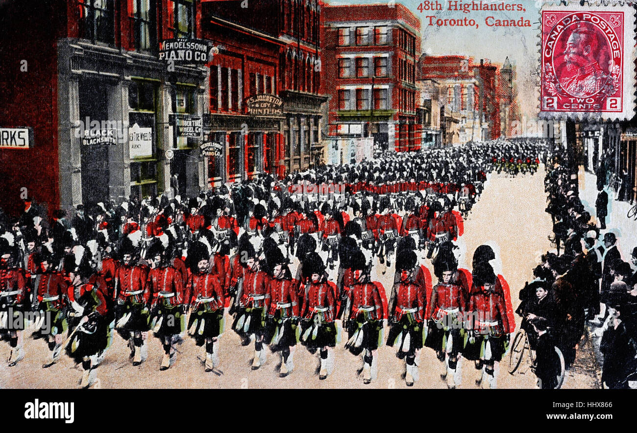 48th highlanders hi-res stock photography and images - Alamy