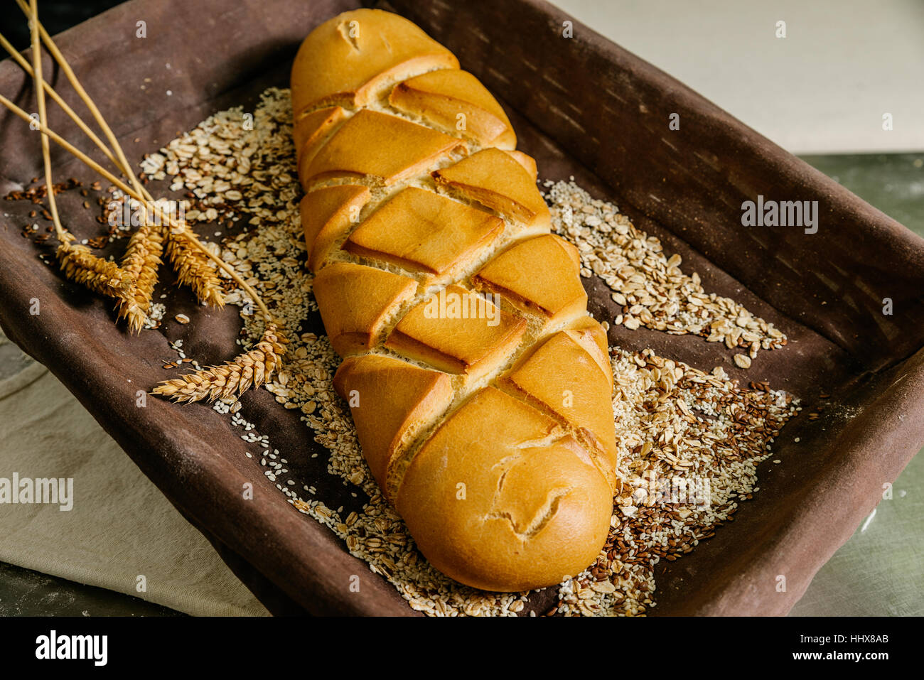 Still life of bread Stock Photo - Alamy