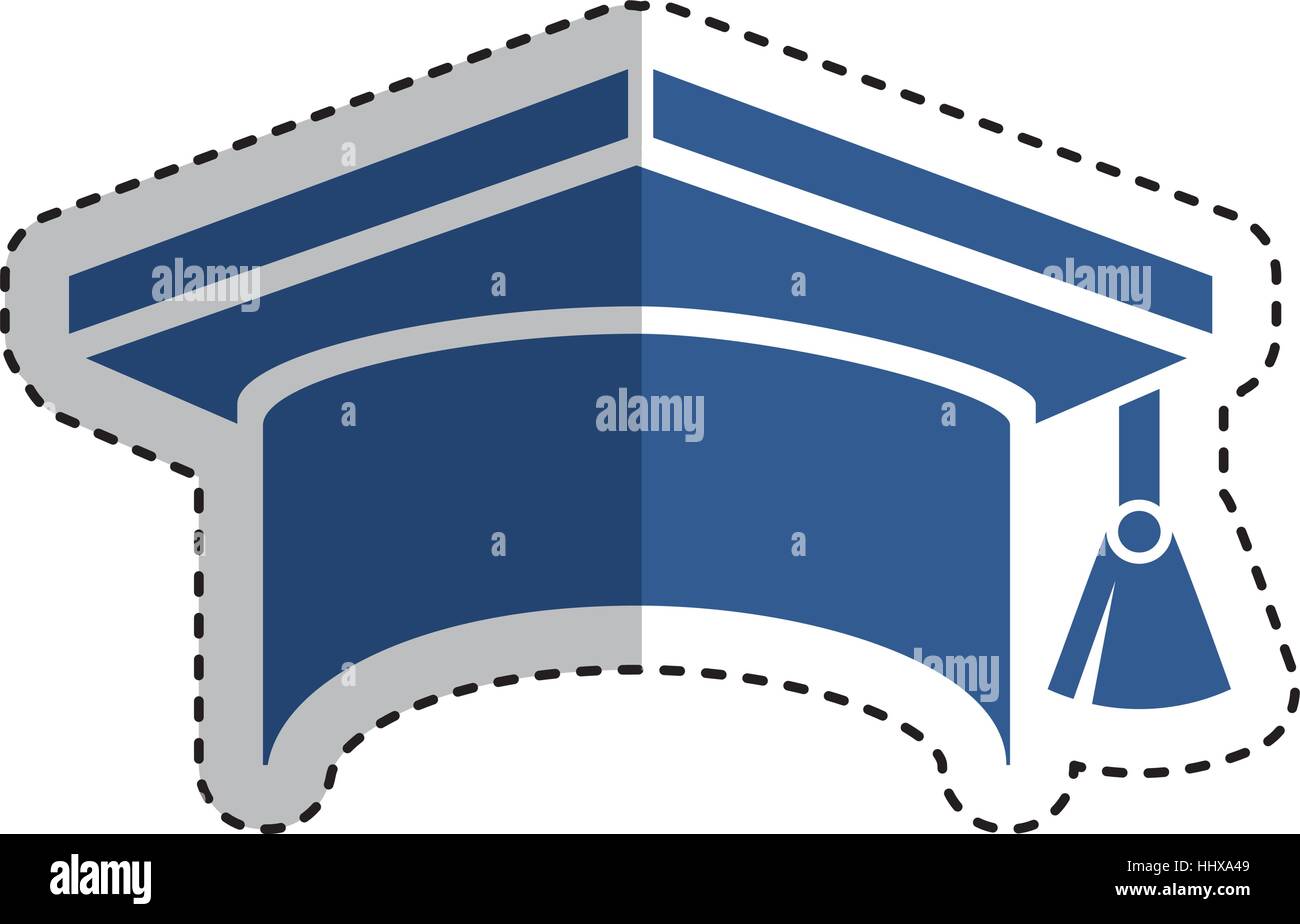 graduation hat isolated icon vector illustration design Stock Vector ...