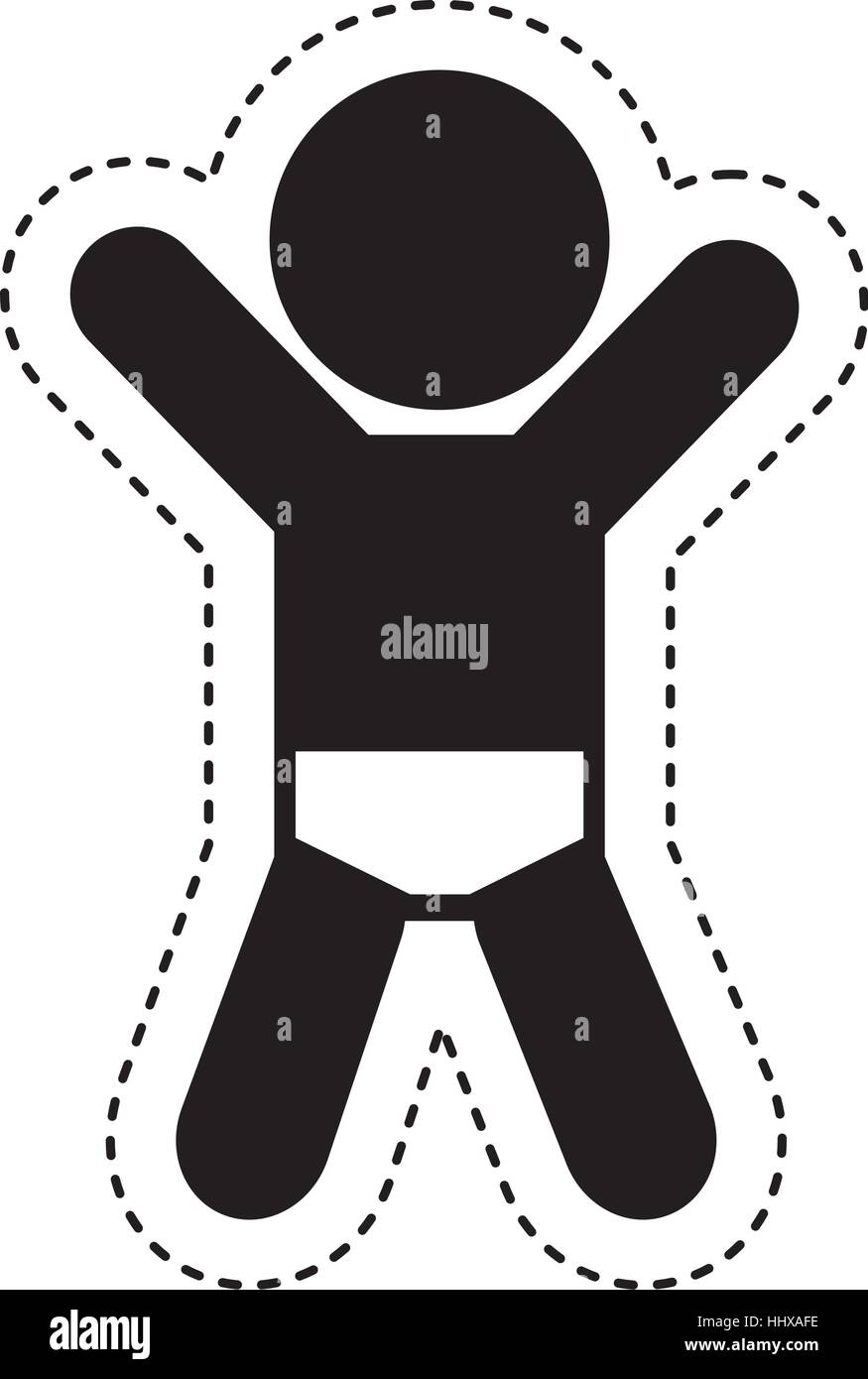 baby figure avatar isolated icon vector illustration design Stock ...