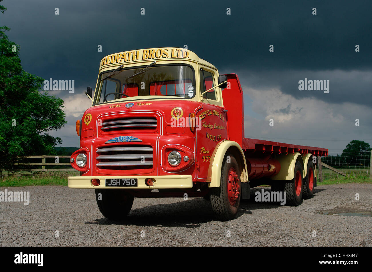 1969 Albion Lorry, Redpath Brothers Ltd Stock Photo - Alamy